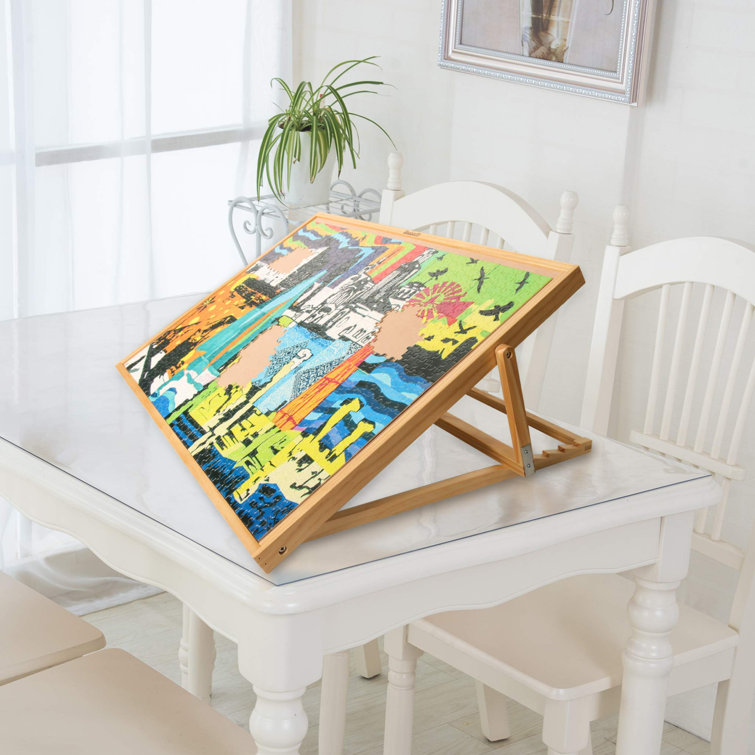 Skyline Adjustable Wooden Puzzle Board Portable Jigsaw Puzzle Plateau ... Skyline Adjustable Wooden Puzzle Board Portable Jigsaw Puzzle Plateau ...
